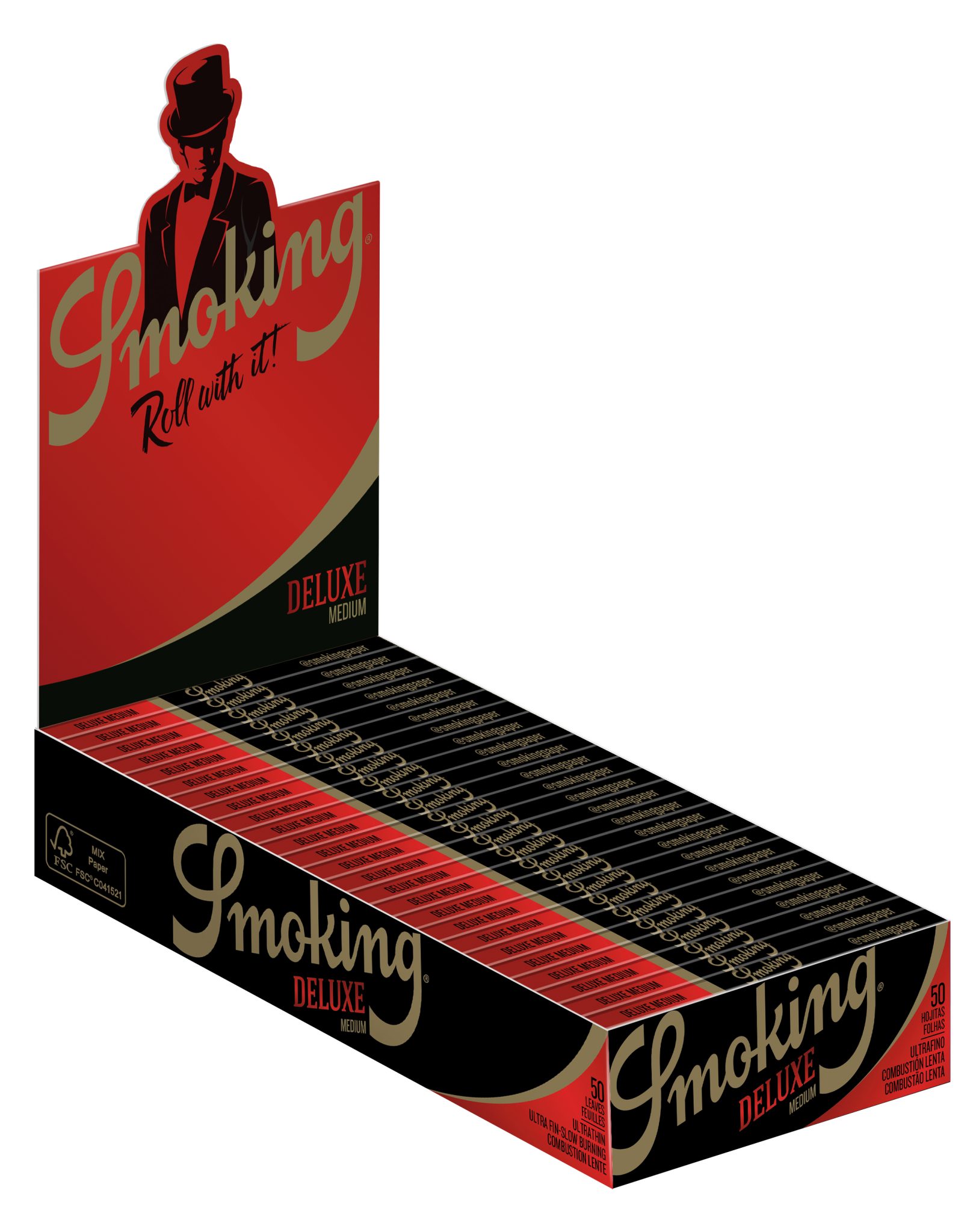 Caja Papel Smoking Deluxe 1 1/4 (25uds) - Tabaquería Tacoweed